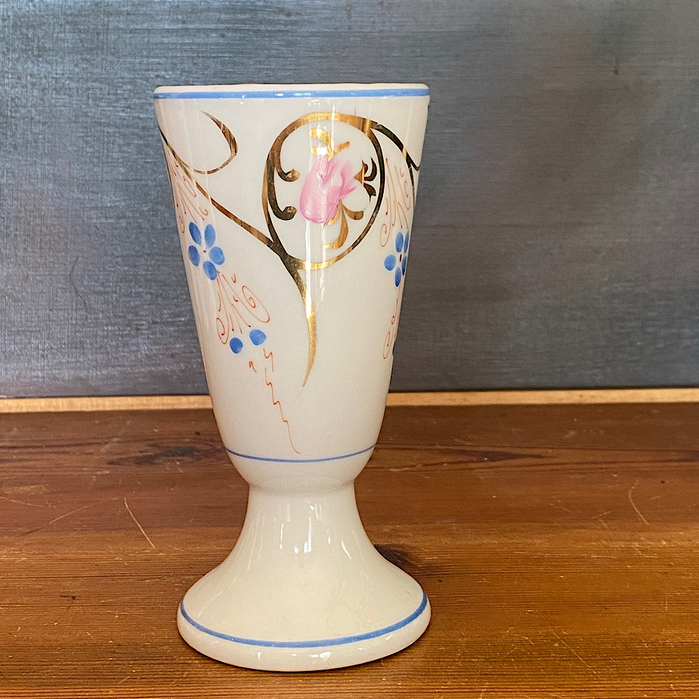 French mazagran with hand-painted deco from Bellevue Vintage